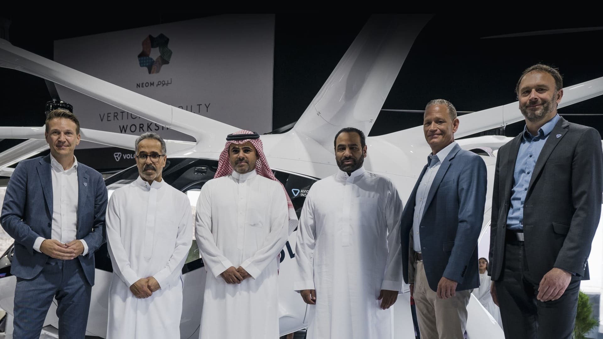 NEOM and Volocopter: First Electric Air Taxi Flight in Saudi Arabia